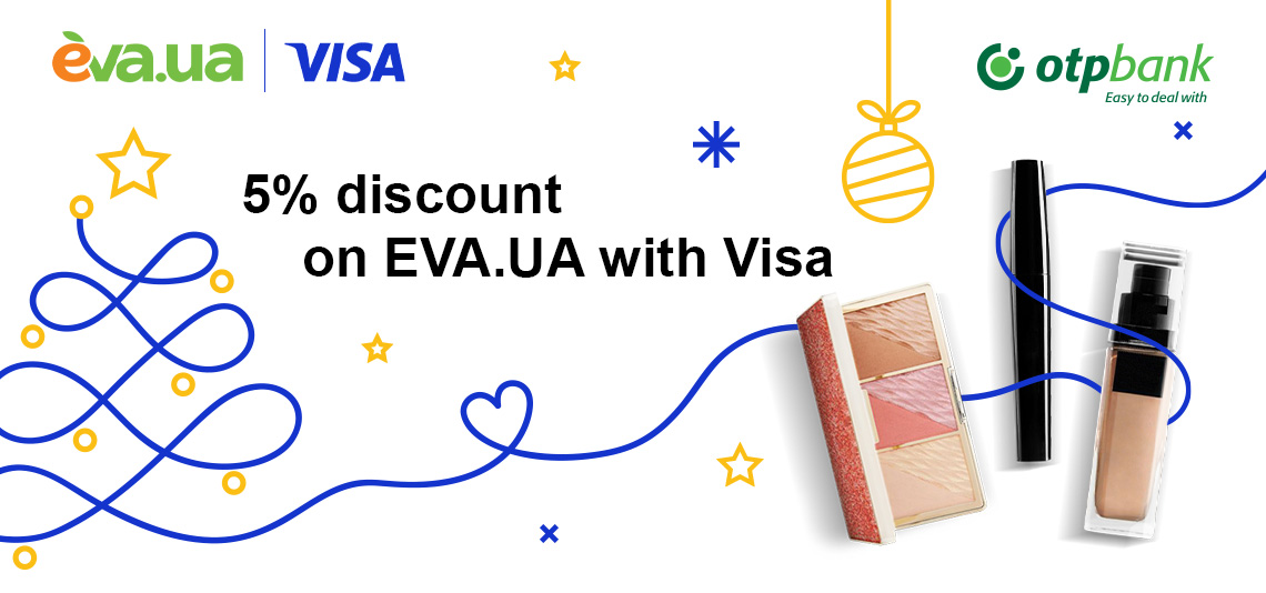 5% discount on EVA.UA with Visa